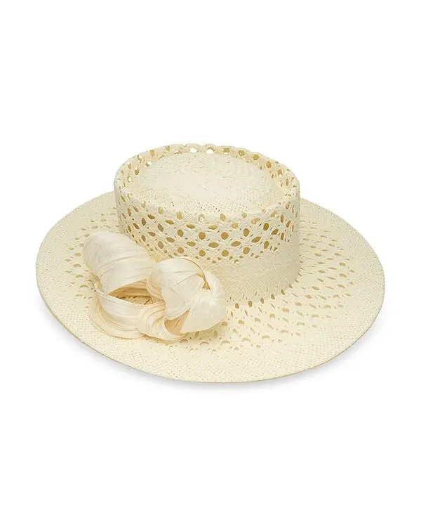 Lele Sadoughi Zaha Straw Hat - Natural