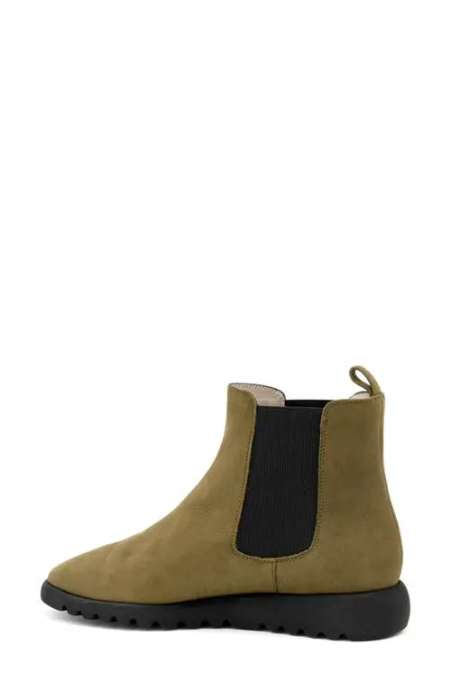 AMALFI BY RANGONI Elios Platform Chelsea Boot - Khaki Long Beach