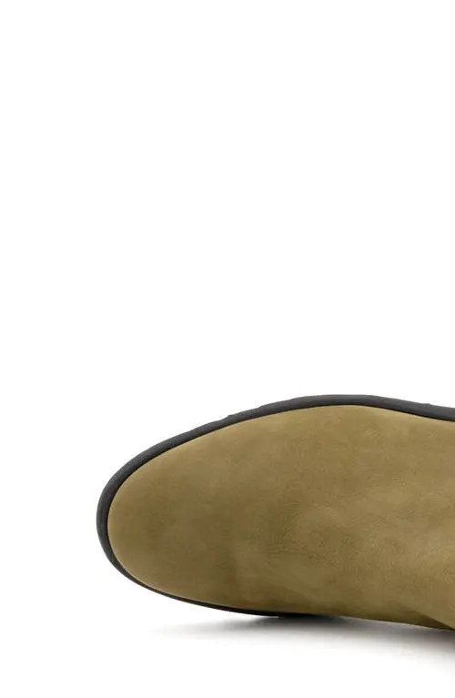 AMALFI BY RANGONI Elios Platform Chelsea Boot - Khaki Long Beach