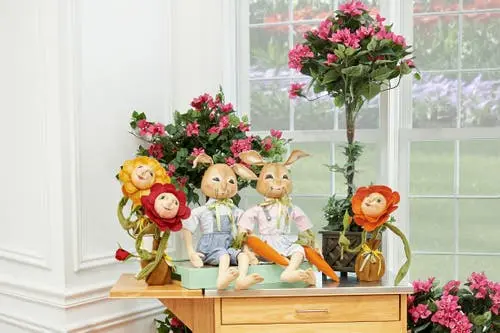 GALLERIE II Pascal Bunny Easter Joe Spencer Gathered Traditions Figurine