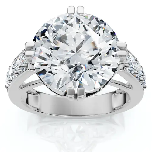 BLISS DIAMOND 1/2ct Bauer Diamond Engagement Ring - 14k White Gold