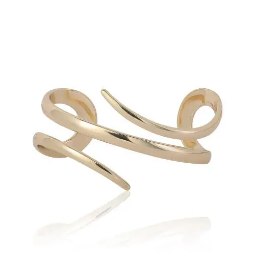 Bcbgmaxazria Spiral Cuff Bracelet - Gold Tone