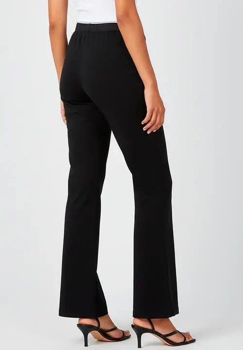JESSICA LONDON Stretch Denim Flared Leg Jeggings