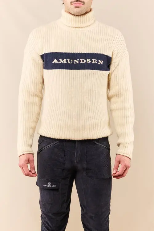 AMUNDSEN Heroes Ski Turtleneck - Natural