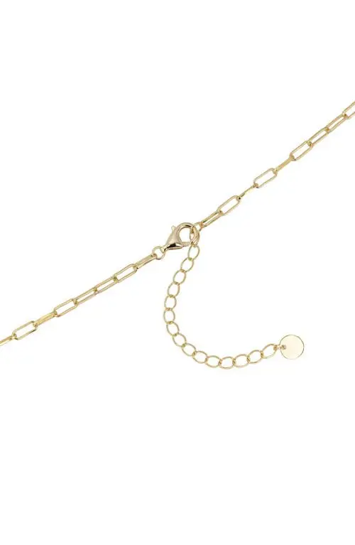 ATHRA LUXE Baguette Rope Link Pendant Necklace