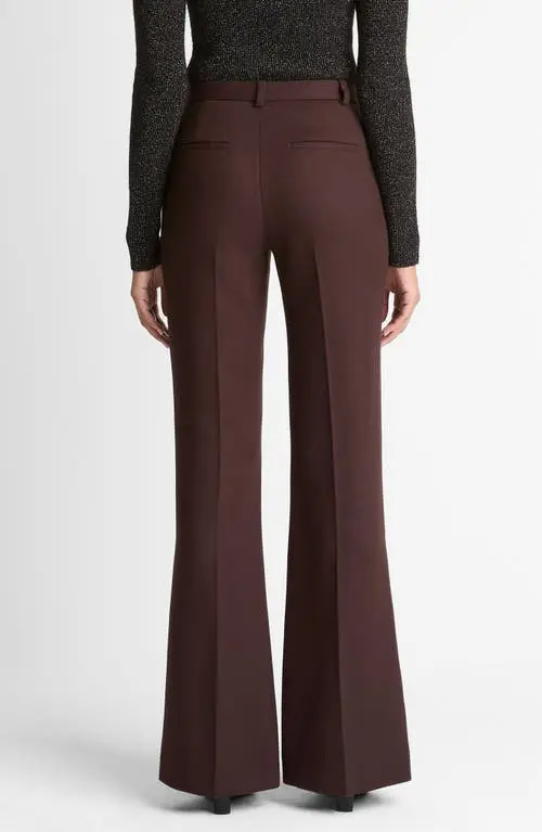 Vince Mid-rise Flare Pants - Black Grape
