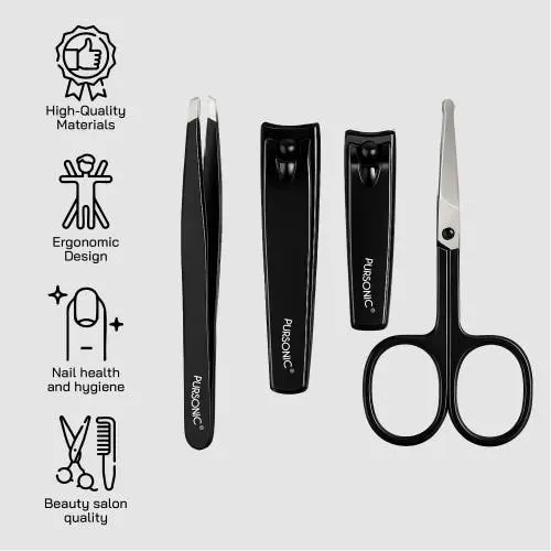 PURSONIC Precision Trimming Set & Manicure/pedicure Kit