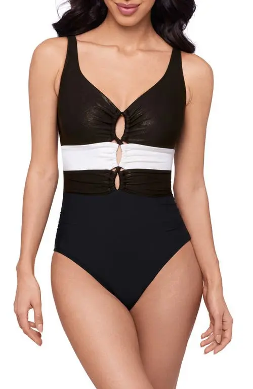 Magicsuit Block Party Alice One-piece Swimsuit - Black