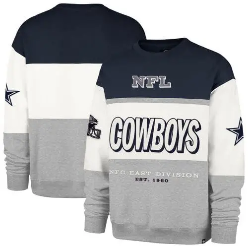'47 Dallas Cowboys Breeze Maximalist Sweatshirt By - Navy