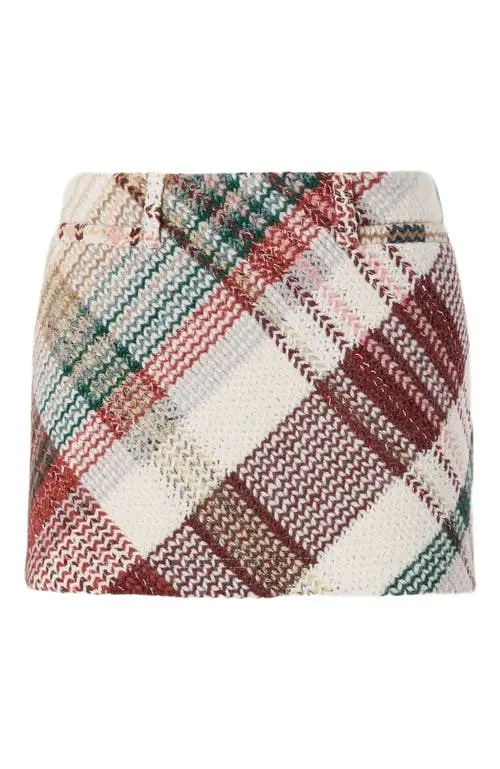 Missoni Mini Skirt With Check Pattern