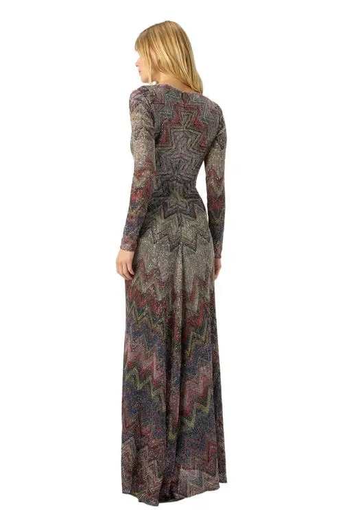Missoni Long Dress With Zigzag Pattern