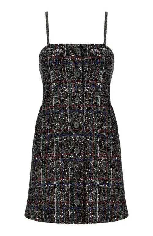 Missoni Mini Checkered Button-up Dress