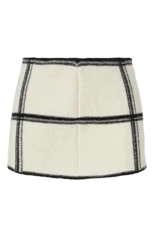 Missoni Jacquard Checkered Knit Mini Skirt