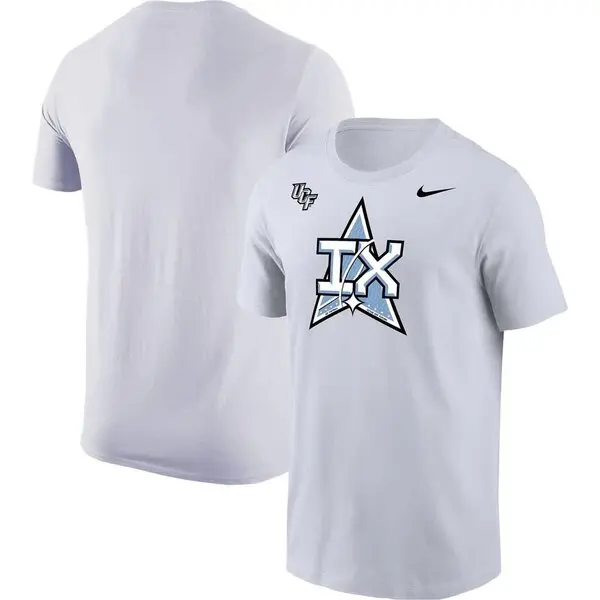 Nike Ucf Knights 2025 Space Game Patch Core T-shirt - White