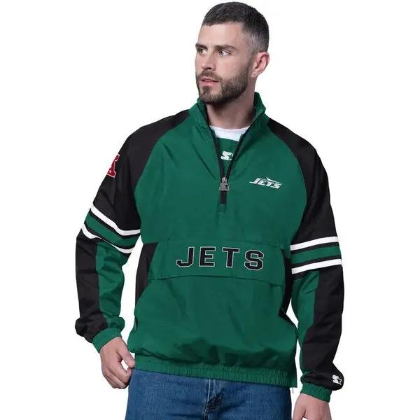 STARTER New York Jets Prospect Half-zip Pullover