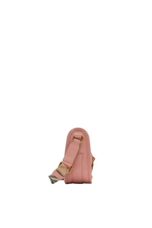 Burberry Mini B Clip Messenger Bag - Peony Pink