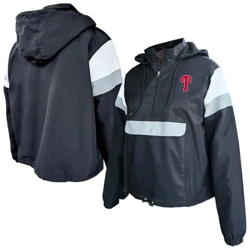 Profile Philadelphia Phillies Anorak Hoodie Quarter-zip Pullover
