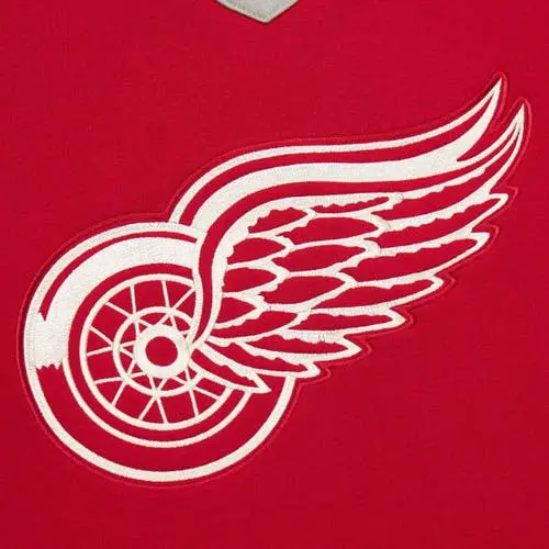 Mitchell & Ness Detroit Wings Heritage Lace-up Pullover Sweatshirt