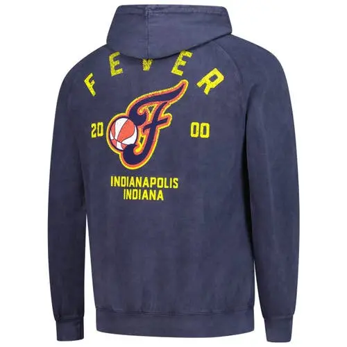 STADIUM ESSENTIALS Indiana Fever Vintage Raglan Pullover Hoodie