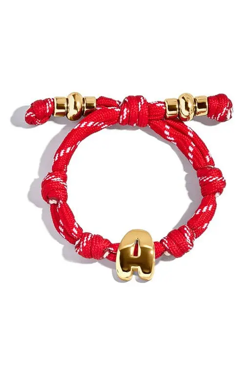 Baublebar Knotty Initial Bracelet - Red A