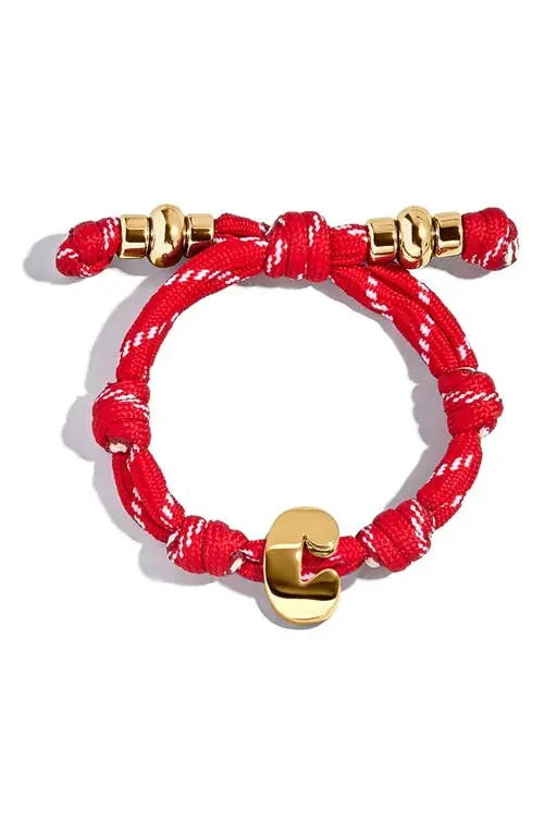 Baublebar Knotty Initial Bracelet - Red C