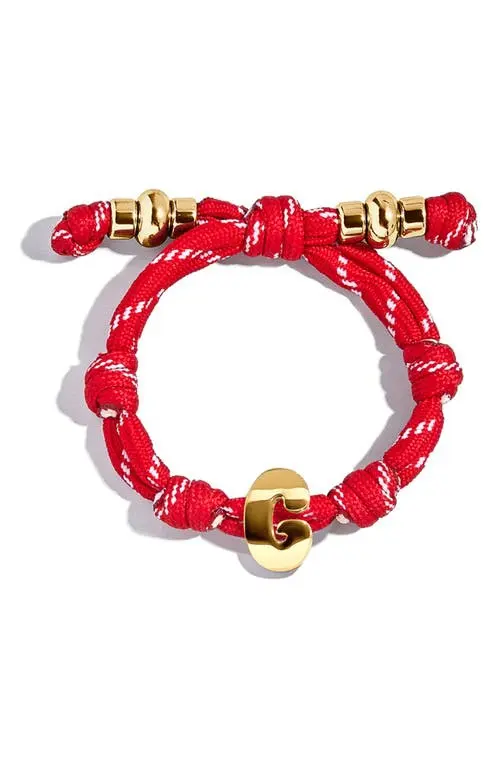 Baublebar Knotty Initial Bracelet - Red G