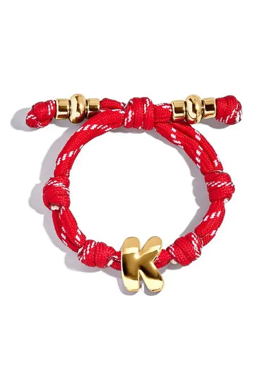 Baublebar Knotty Initial Bracelet - Red K