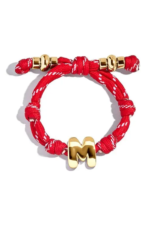 Baublebar Knotty Initial Bracelet - Red M