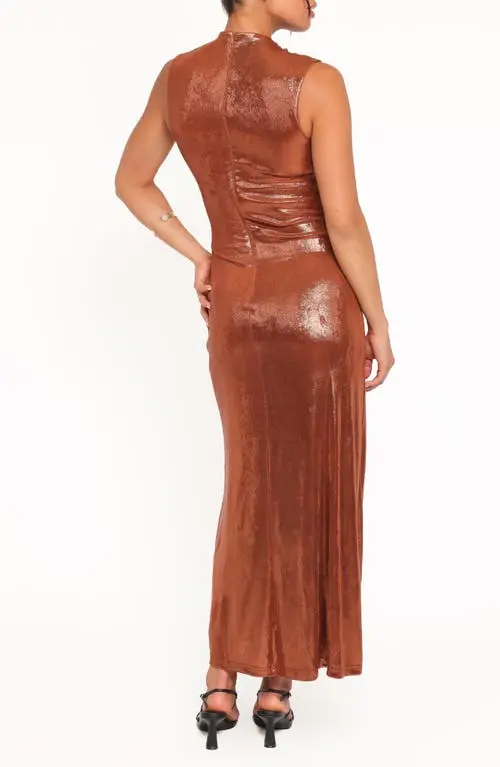 burgundy color maxi dress All For Love Maxi Dress