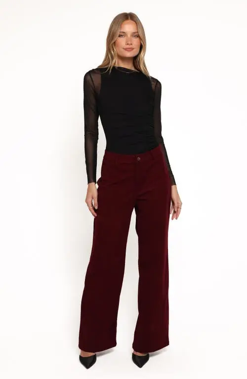 PETAL & PUP Barrett Corduroy Wide Leg Pants