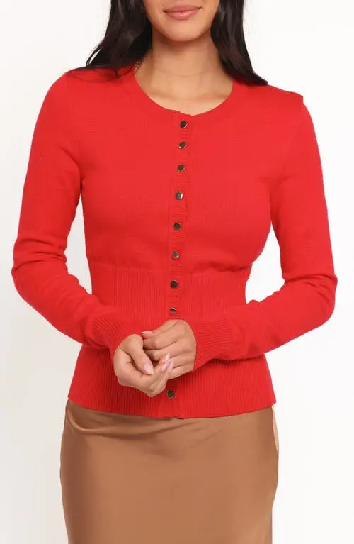 PETAL & PUP Scalloped Trim Cardigan