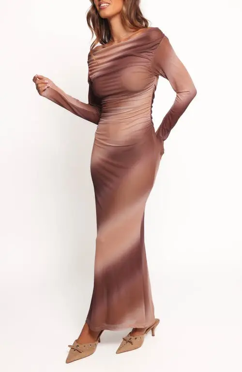PETAL & PUP Hesper Off-the-shoulder Maxi Dress