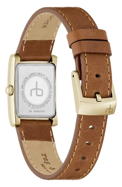 Rag & Bone Brynn Leather Strap Watch