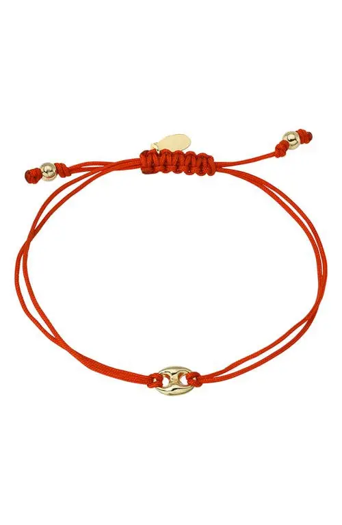 ZOE LEV Button Fortune Bracelet - Red
