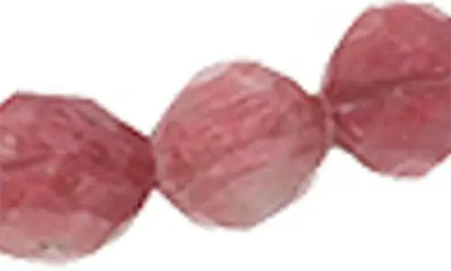 ZOE LEV Rhodochrosite Beaded Stretch Bracelet