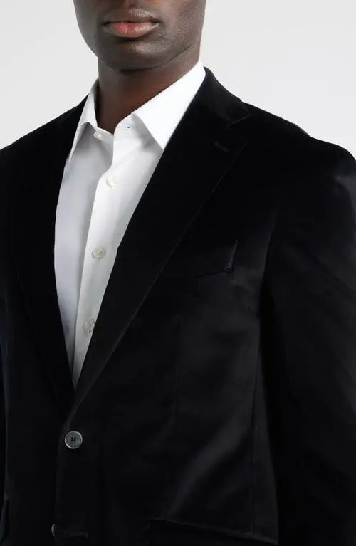 EMANUEL BERG Textured Stretch Cotton Sport Coat