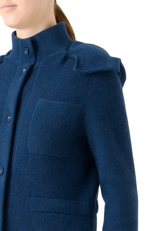 Akris Cashmere Jacket With Removable Hood