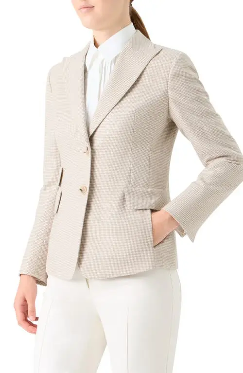 Akris Hans Pepita Houndstooth Cashmere Jacket
