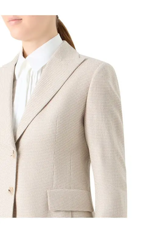 Akris Hans Pepita Houndstooth Cashmere Jacket