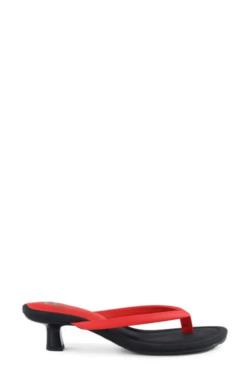 Bc Footwear Riptide Kitten Heel Sandal - Red