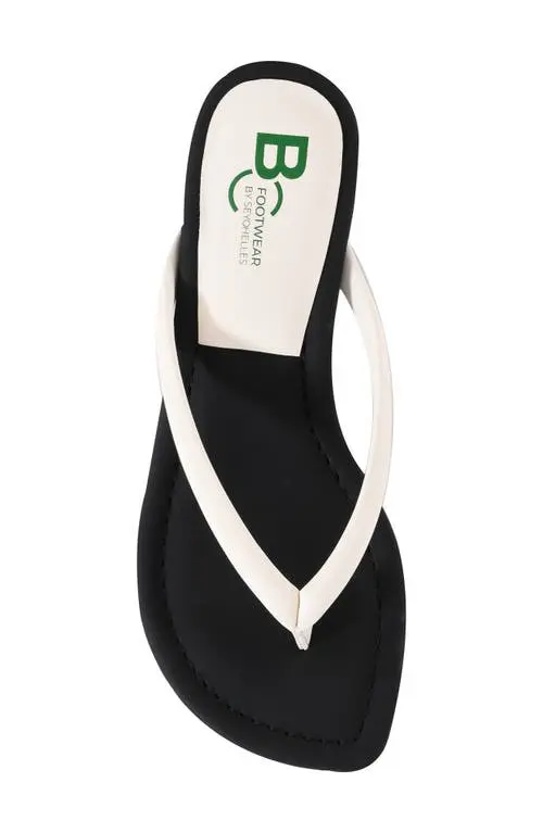Bc Footwear Riptide Kitten Heel Sandal - White
