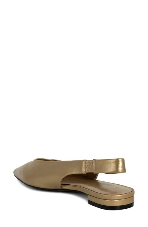 SHU SHOP Amelia Slingback Flat - Gold
