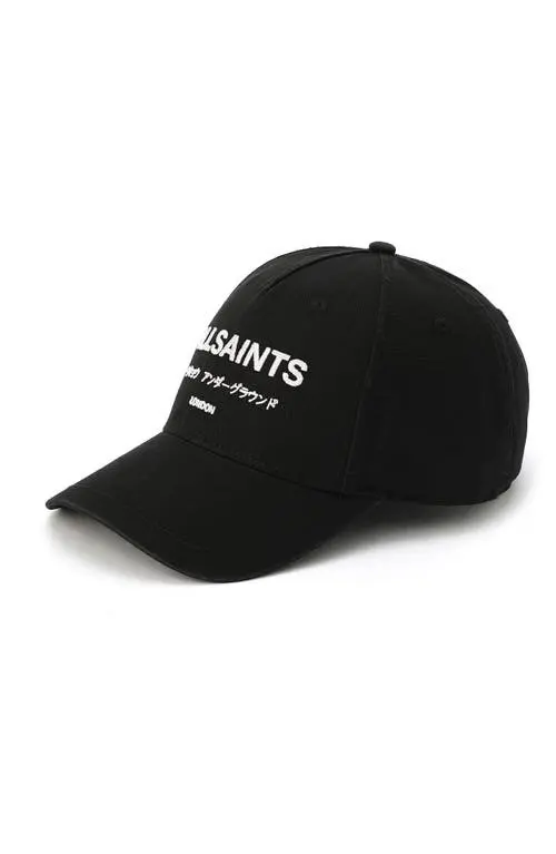 ALLSAINTS Adjustable Cotton Canvas Baseball Cap