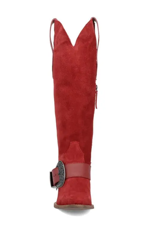 DINGO Over-the-knee Western Boot - Red