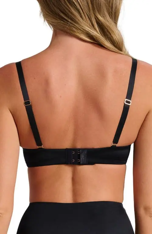 SIELLA Smooth Satin Luxe Lift Bra - Black