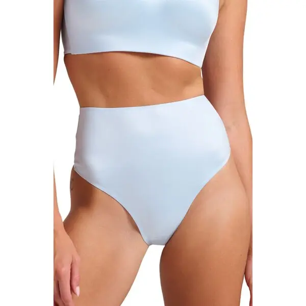 SIELLA Smooth Satin Thong - Something Blue