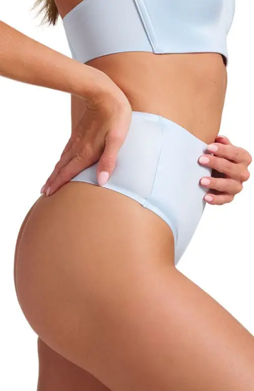SIELLA Smooth Satin Thong - Something Blue