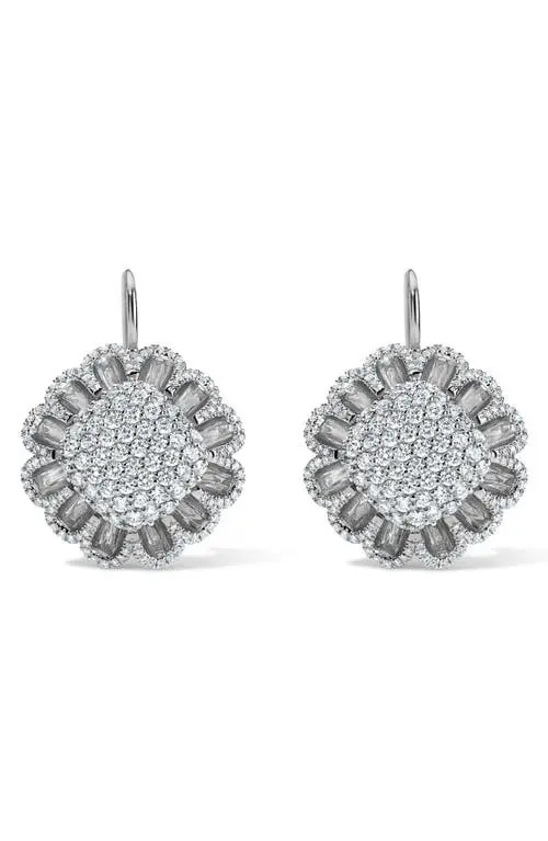 MINDI MOND 18k Gold Diamond Drop Earrings - 18k White Gold