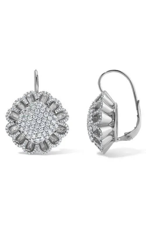 MINDI MOND 18k Gold Diamond Drop Earrings - 18k White Gold