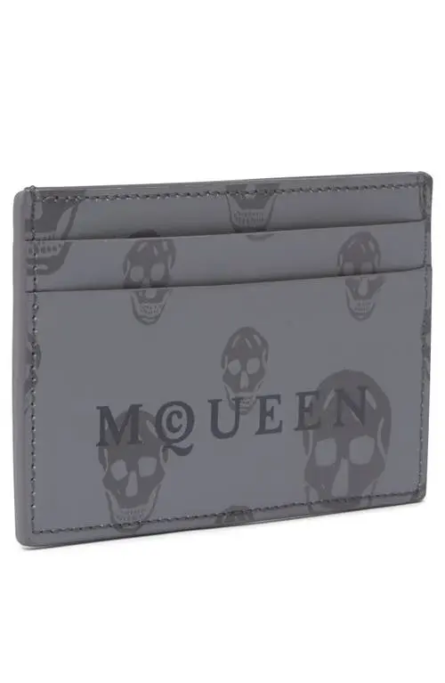 Alexander McQueen Skull Leather Card Case